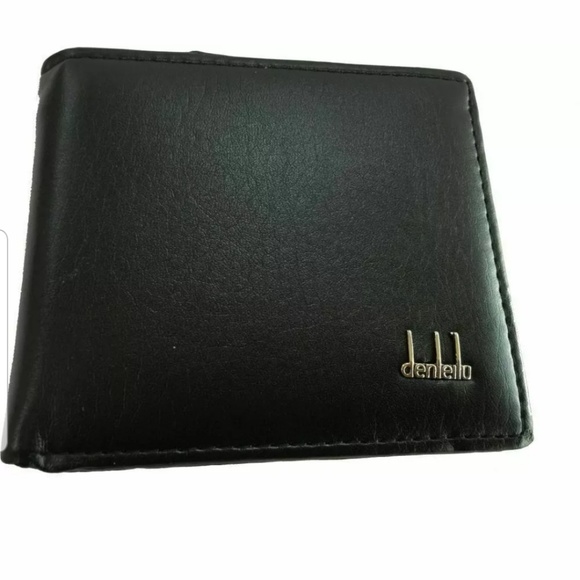 Denleilu | Bags | Denleilu Black Faux Leather Bifold Wallet | Poshmark